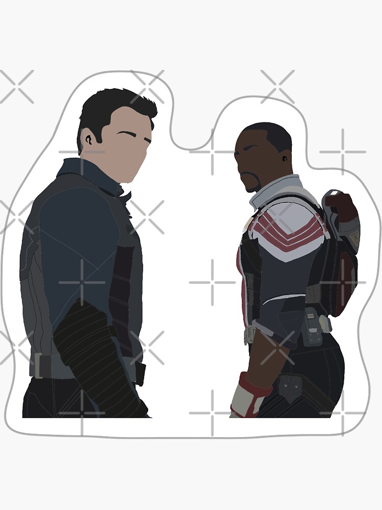 "Sebastian Stan and Antony Mackie" Sticker for Sale by ashmarcela ...