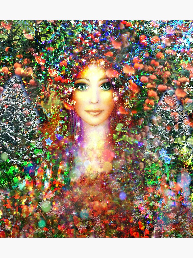 "Apple Tree Spirit" Sticker for Sale by Lilaviolet | Redbubble