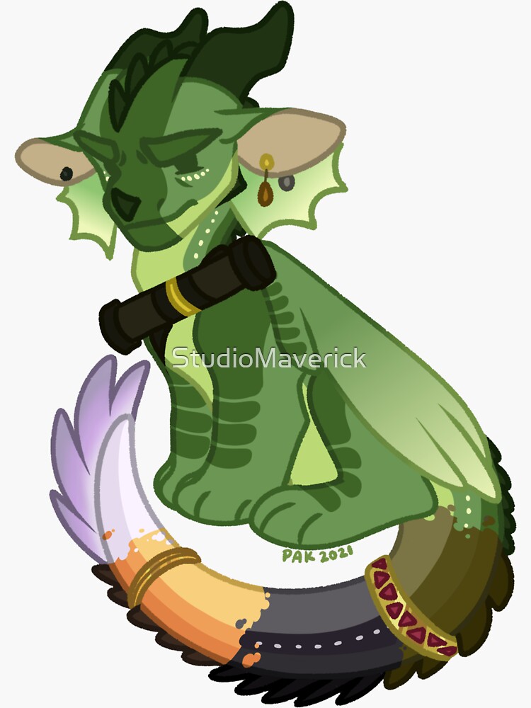 "Chameleon - WOF Wings of Fire" Sticker for Sale by StudioMaverick ...