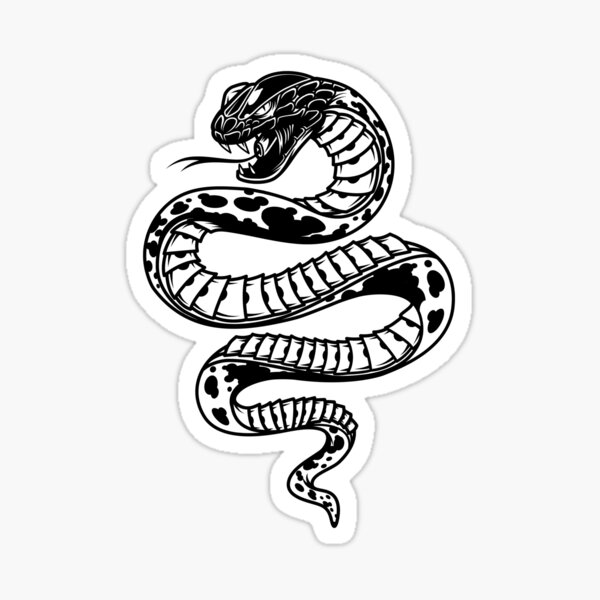 Paper, Party & Kids Papercraft snake sticker skull sticker Ball python ...