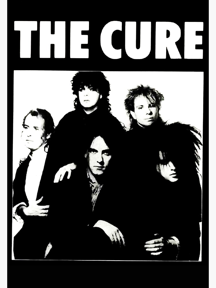"Vintage The Cure poster" Sticker by reluquinha | Redbubble