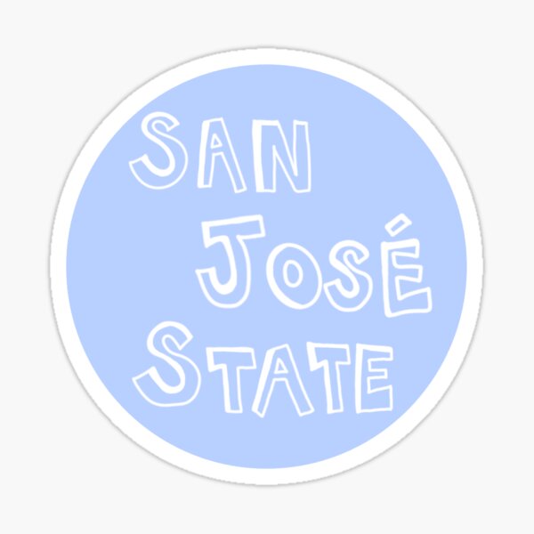 "San Jose State University Powder Blue Circle" Sticker for Sale by ...