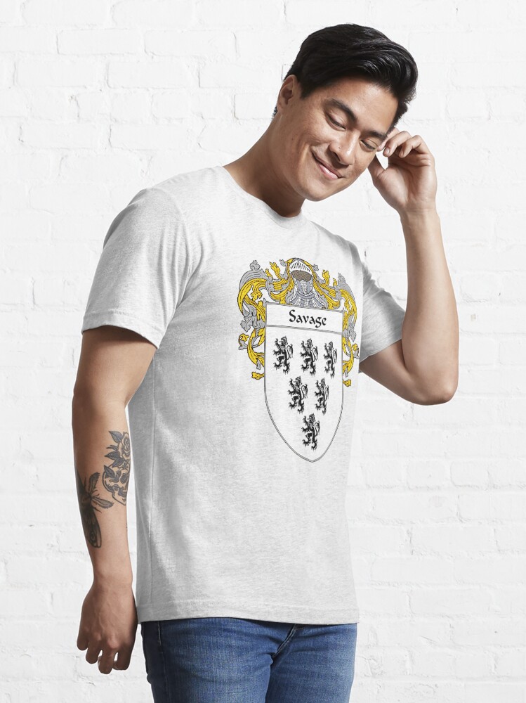 "Savage Coat of Arms / Savage Family Crest" T-shirt by IrishArms ...