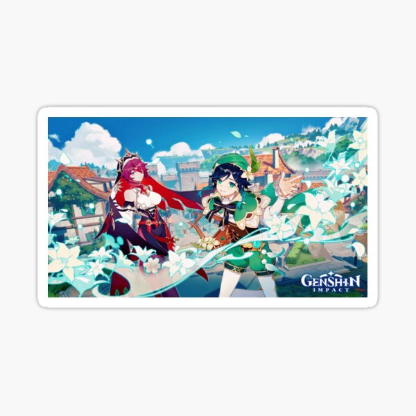 "Official Venti & Rosaria | Genshin Impact" Sticker for Sale by Reigill ...