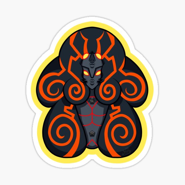 "Obsidian Bust" Sticker for Sale by amullen0 | Redbubble