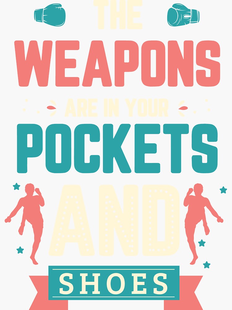 "Kickboxing Kickboxer Boxing Martial Art" Sticker for Sale by THaDesign ...