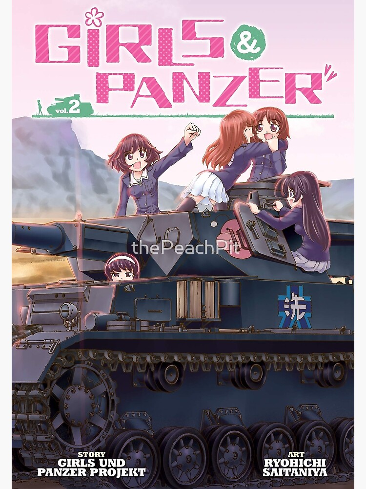"Girls und Panzer Spread" Poster for Sale by thePeachPit | Redbubble