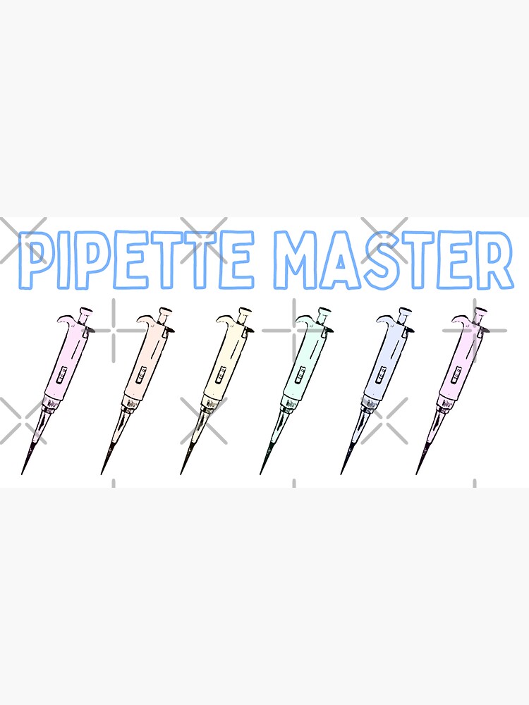 "Pipette Master Pastel" Sticker by sunnySaraV | Redbubble