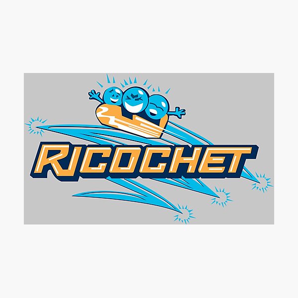 "Ricochet Logo" Photographic Print for Sale by carowindsfanson | Redbubble