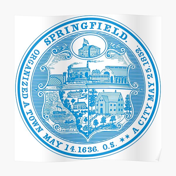 Springfield City Massachusetts Posters | Redbubble