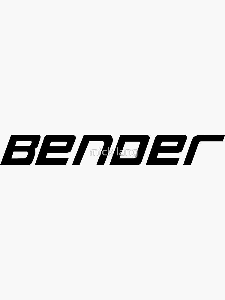 "funny hockey bender logo" Sticker for Sale by micklang | Redbubble