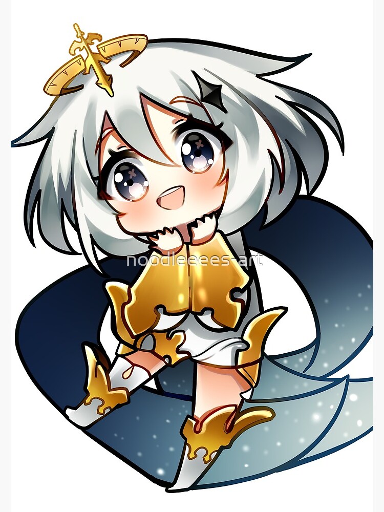 "Chibi Paimon | Genshin Impact" Spiral Notebook by noodleeees-art ...