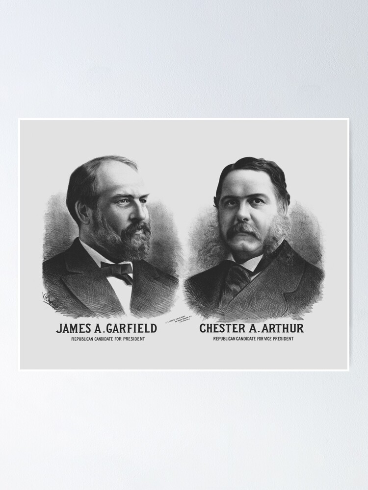 "Garfield and Arthur 1880 Presidential Election Broadside " Poster for ...