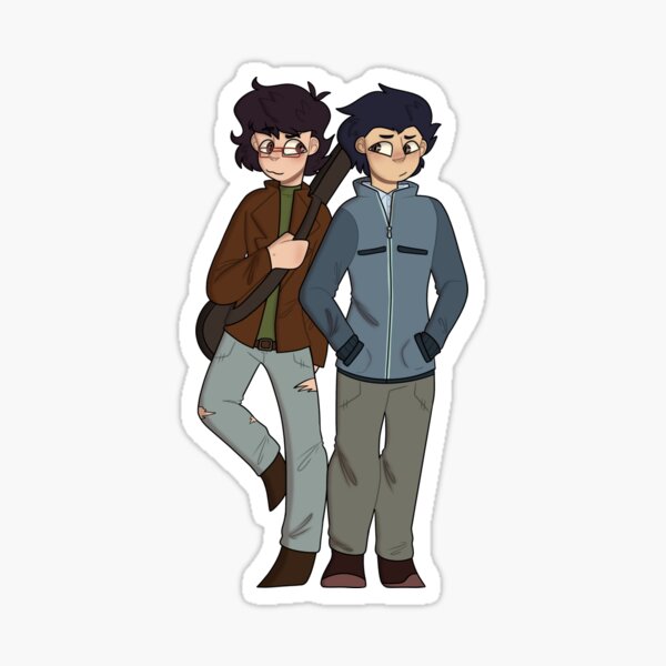 "Ryan and Min-Gi Infinity Train" Sticker by staarpup | Redbubble