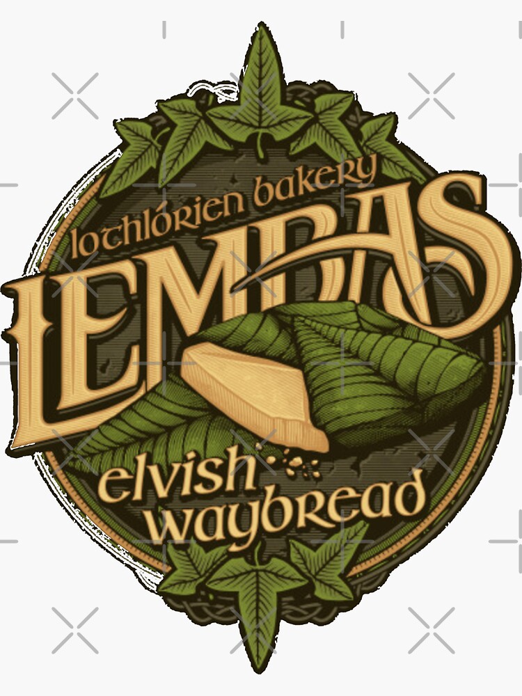 "Lembas Bread " Sticker for Sale by kdpearce1 | Redbubble