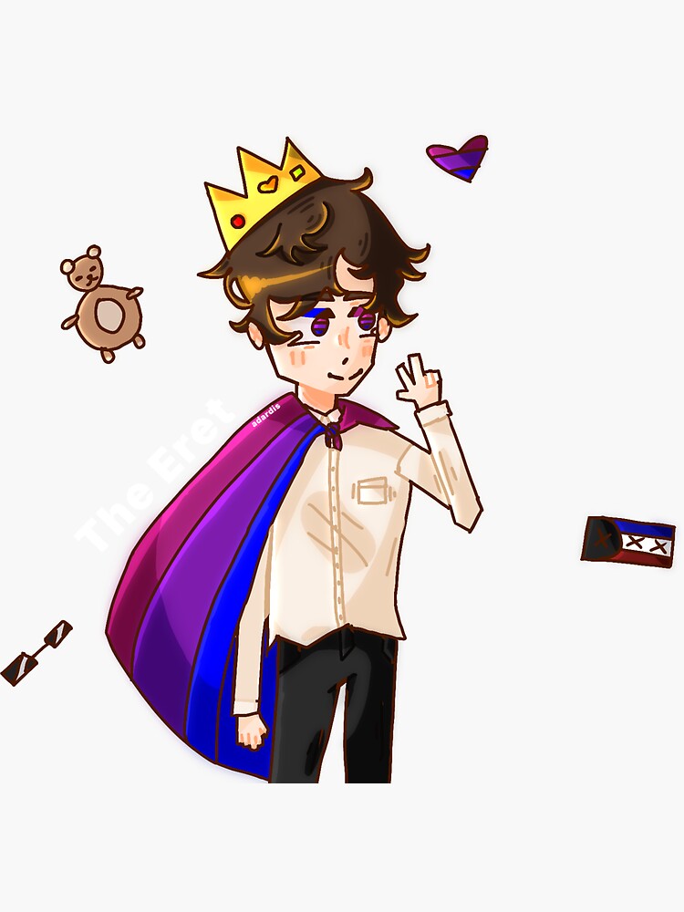 "The_Eret sticker" Sticker for Sale by naegi-noodles | Redbubble