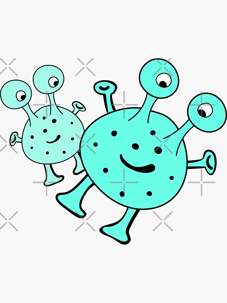 "Cute Alien Family" Sticker by dfehr123 | Redbubble