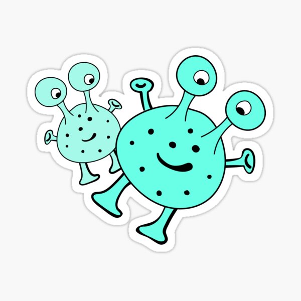 "Cute Alien Family" Sticker by dfehr123 | Redbubble