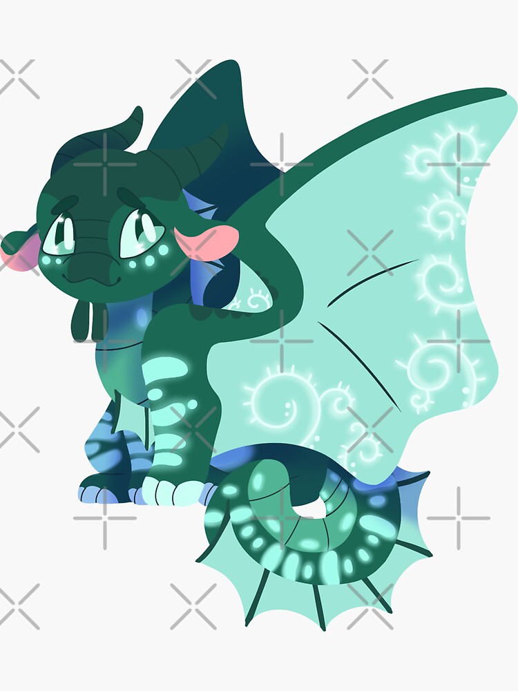 "Turtle Wings of Fire WOF Sticker" Sticker for Sale by Yuki-Inu | Redbubble