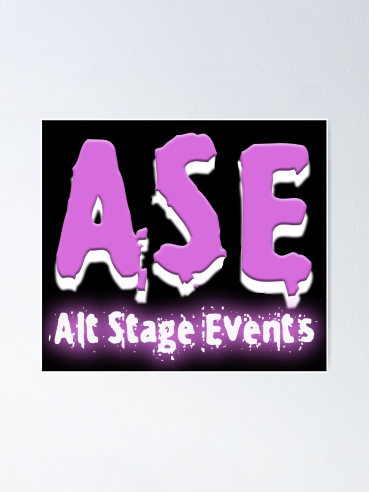 "ASE Logo" Poster by altstagemedia | Redbubble