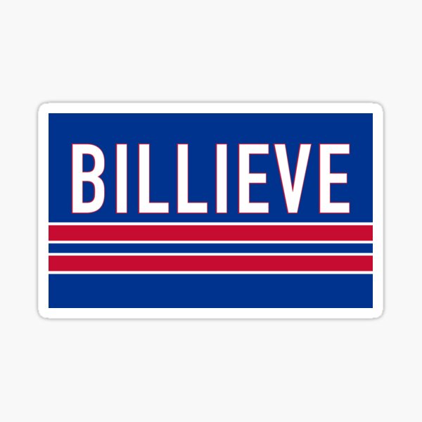"BILLIEVE" Sticker for Sale by corbrand | Redbubble