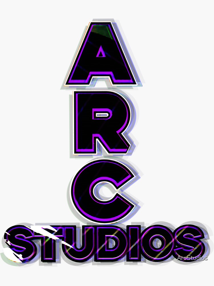 "Arc Studios / OFFICIAL MERCH" Sticker for Sale by ArcStudios | Redbubble