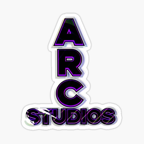 "Arc Studios / OFFICIAL MERCH" Sticker for Sale by ArcStudios | Redbubble