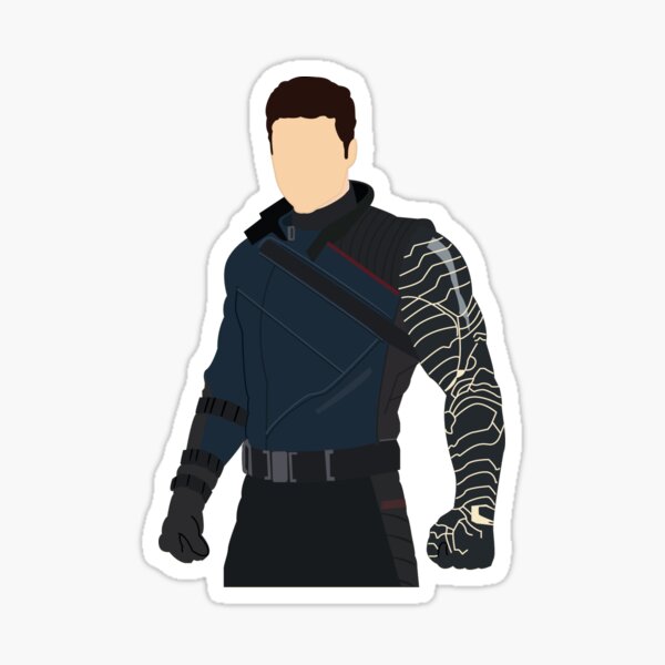 "Bucky Barnes-TFATWS" Sticker von rwbysart | Redbubble
