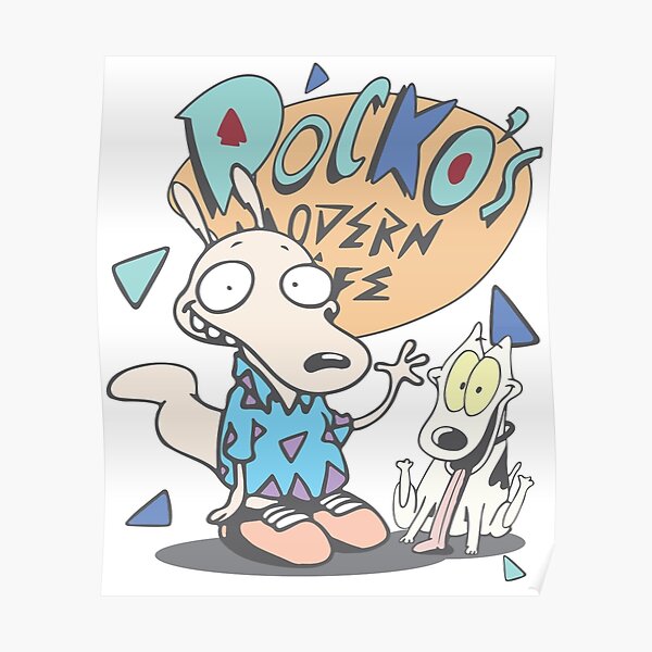 "Rocko's Modern Life" Poster for Sale by nsissyfour | Redbubble