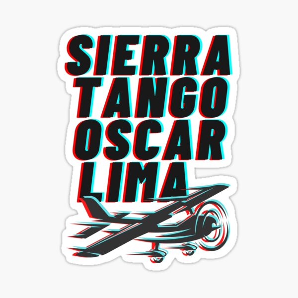 "Sierra Tango Oscar Lima (STOL)" Sticker by JPC-Designs | Redbubble