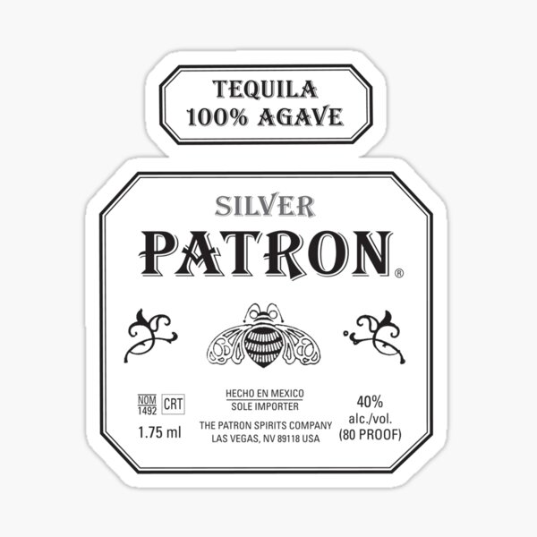 Patron Tequila Stickers | Redbubble