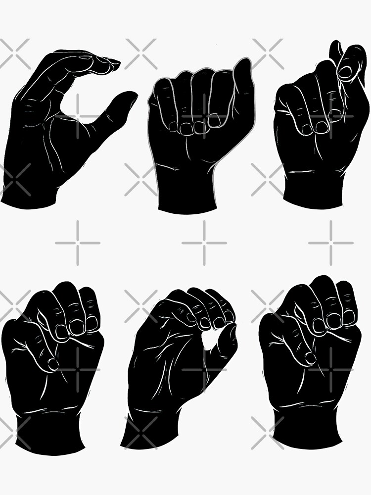 "Cat Mom: ASL " Sticker by rmcbuckeye | Redbubble