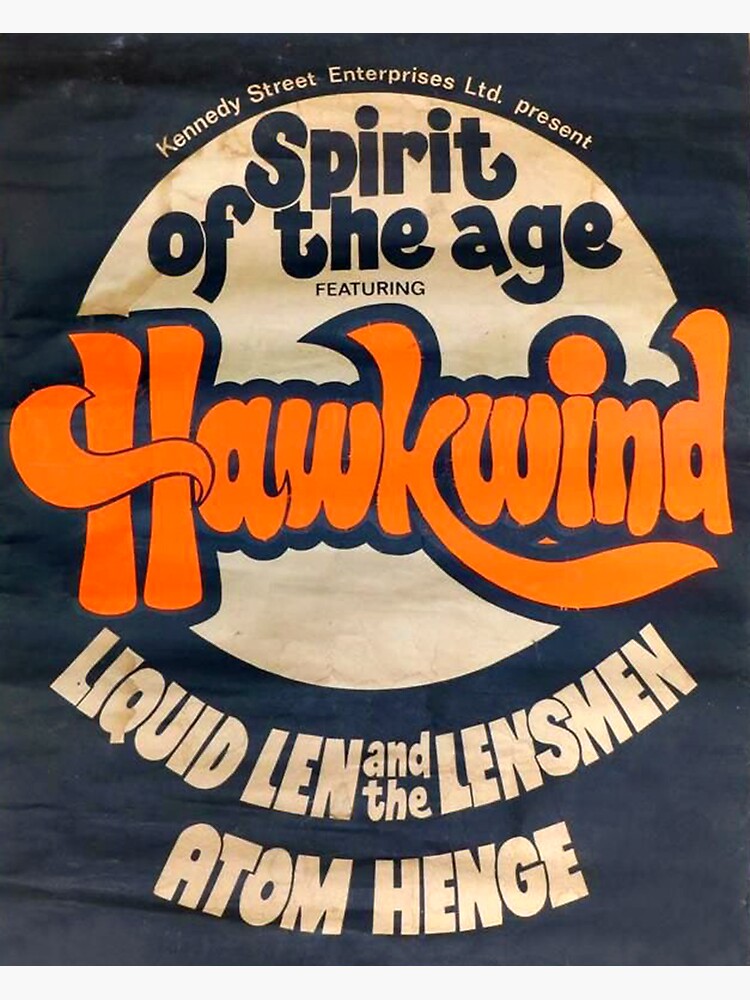 "HAWKWIND - UNISEX - TSHIRT" Sticker for Sale by vivabrune | Redbubble