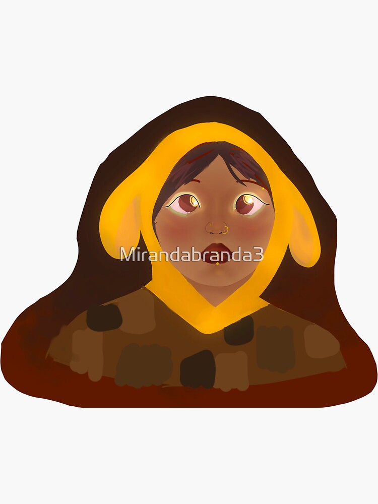 "Piglin girl " Sticker by Mirandabranda3 | Redbubble