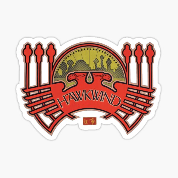 "HAWKWIND - BAND - UNISEX" Sticker for Sale by kyledia | Redbubble