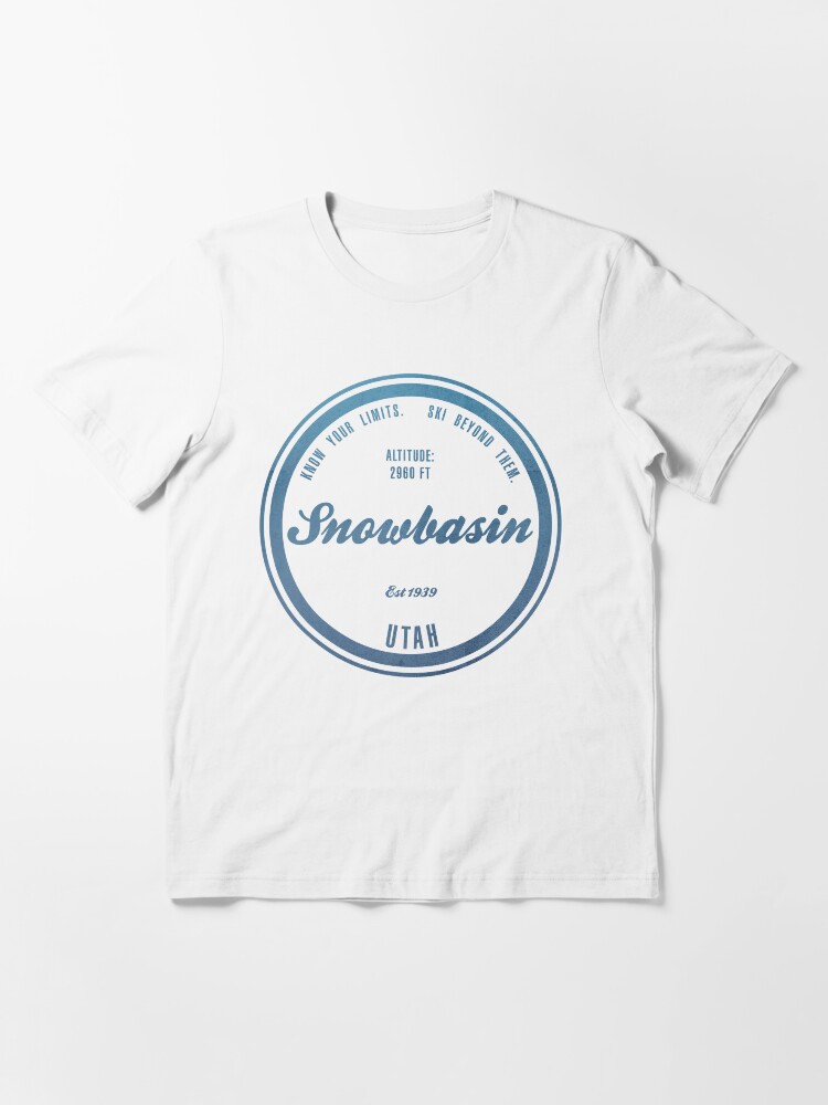 "Snowbasin Ski Resort Utah" T-shirt for Sale by CarbonClothing ...