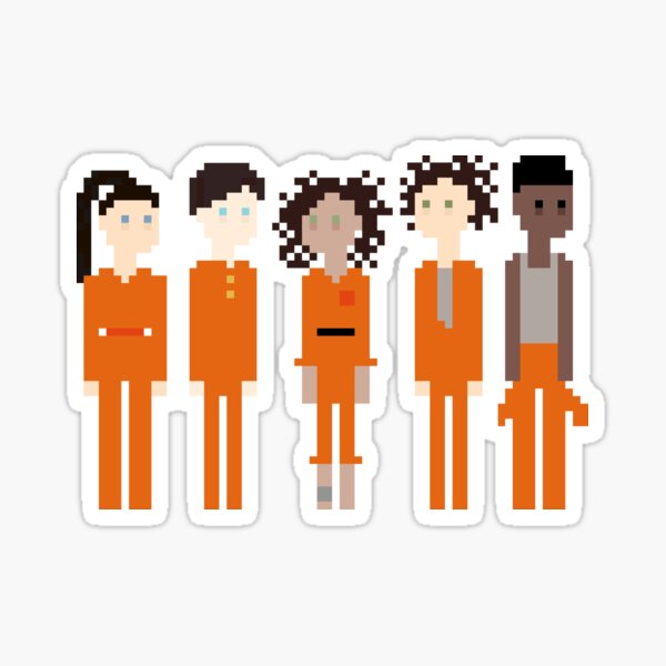 "Pixel Asbo 5" Sticker for Sale by erialeduab | Redbubble