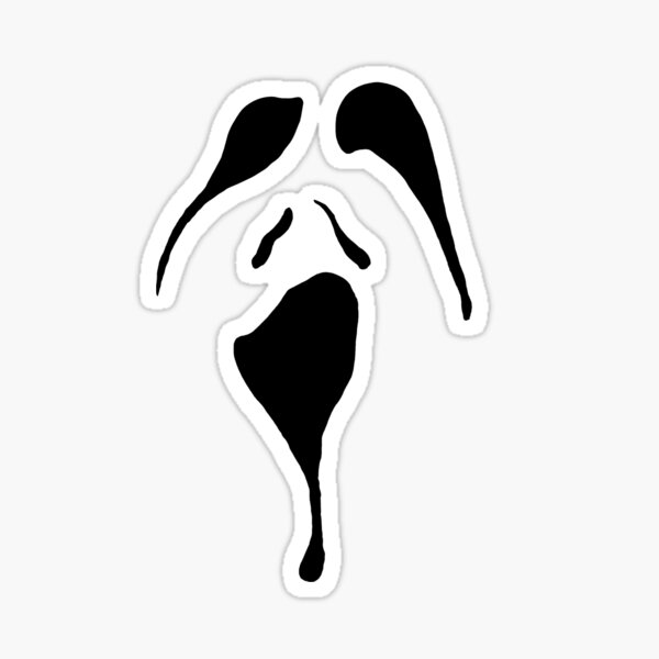 "Spooky Face 2 " Sticker for Sale by WerewolfCharmer | Redbubble