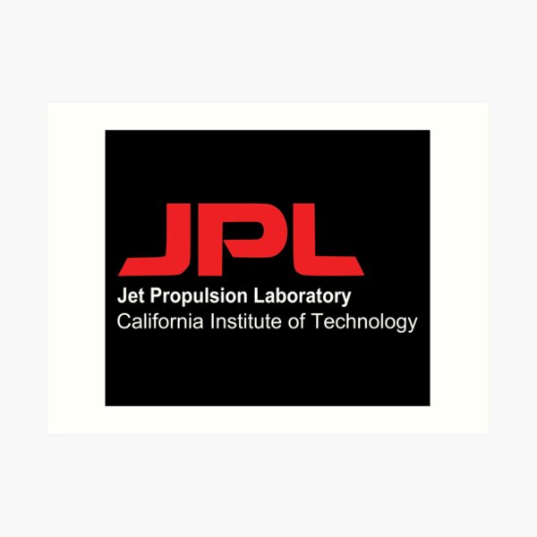 "NASA Jet Propulsion Laboratory Logo" Art Print by AllAboutSpace ...