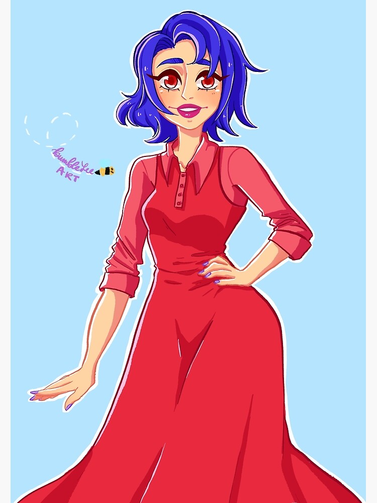 "Emily: Stardew Valley" Art Print by bumbleleeart | Redbubble