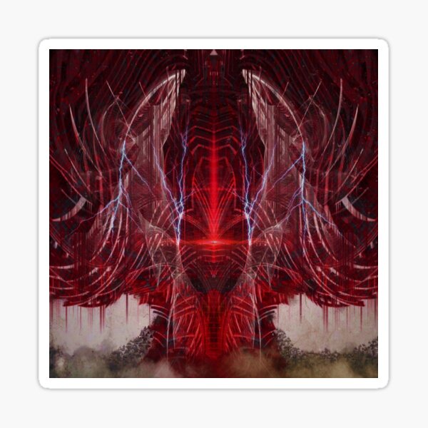 "Heretic Predation" Sticker by nekrul | Redbubble