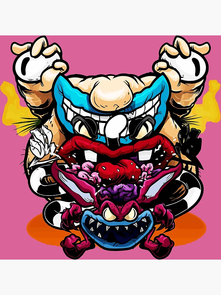 "ahh real monsters drawing art" Art Print by lankalma | Redbubble