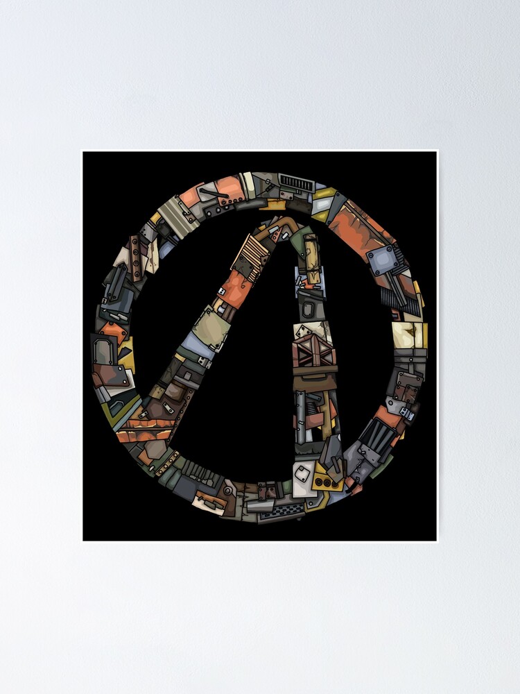 "Borderlands Scrap Metal Vault Hunter Symbol" Poster by HighFives555 ...