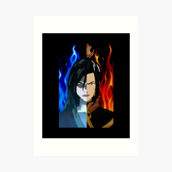 "Azula Fire Princess Fire Lord Azula split" Art Print for Sale by ...