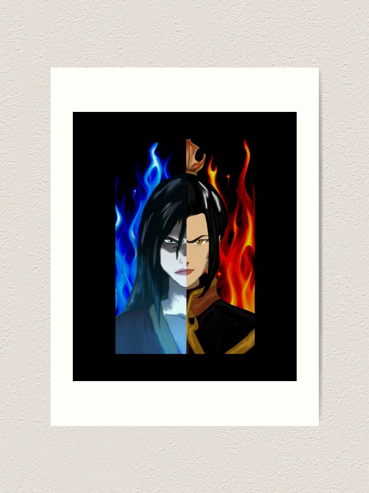 "Azula Fire Princess Fire Lord Azula split" Art Print for Sale by ...