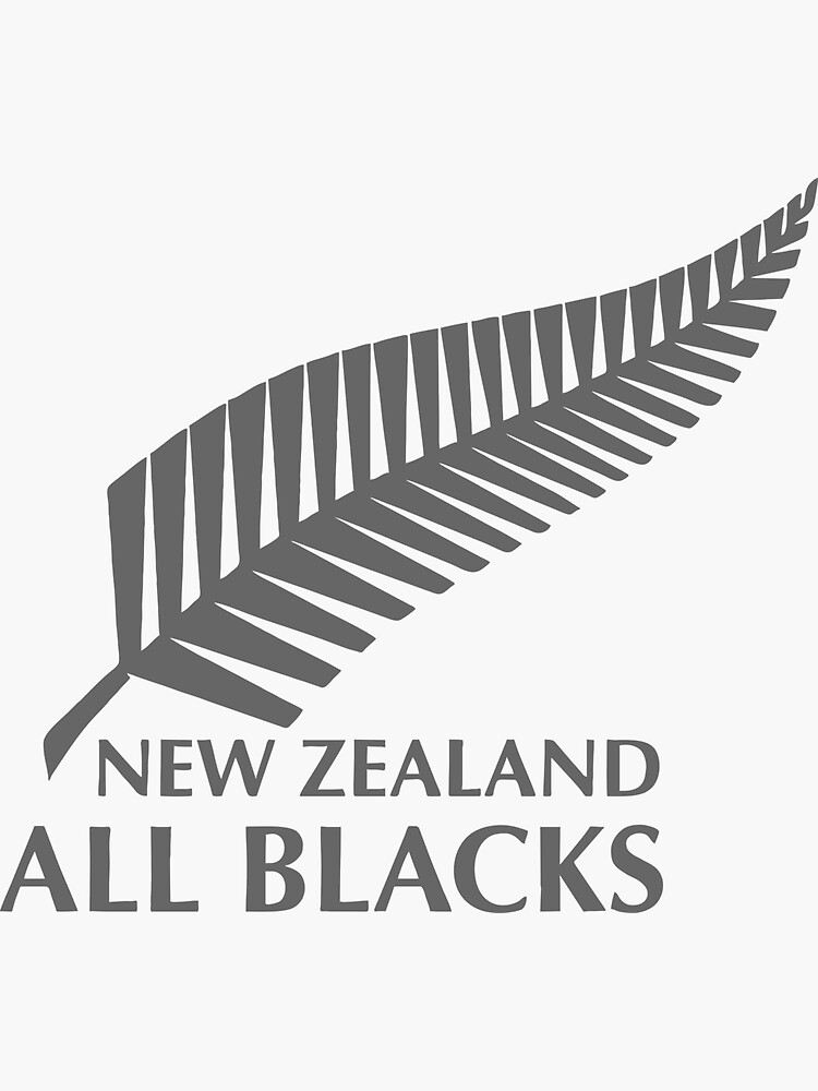 "New Zealand All Blacks" Sticker by ripavusdfe | Redbubble