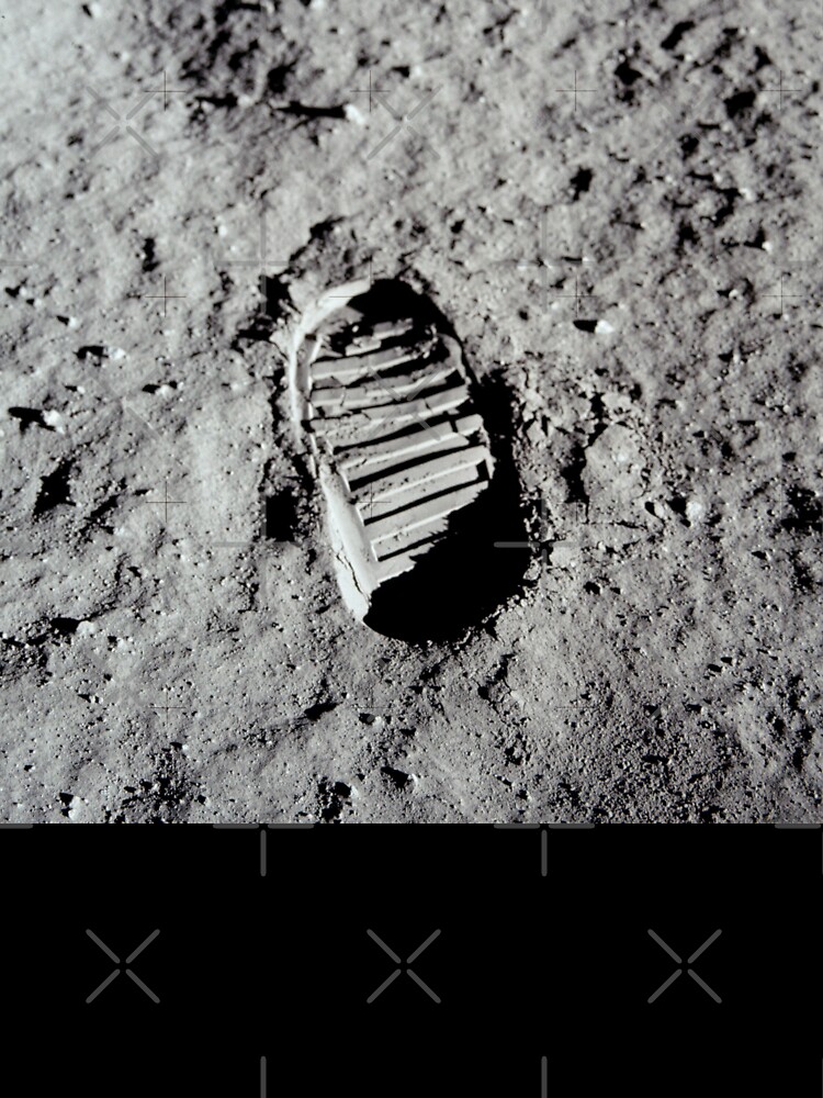 Neil Armstrong Footprint On Moon