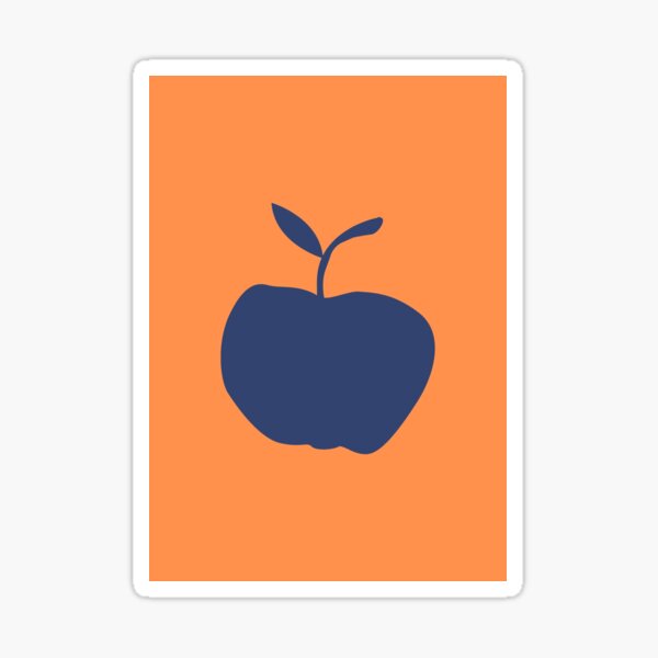 "cute apple design" Sticker for Sale by BebaBu | Redbubble