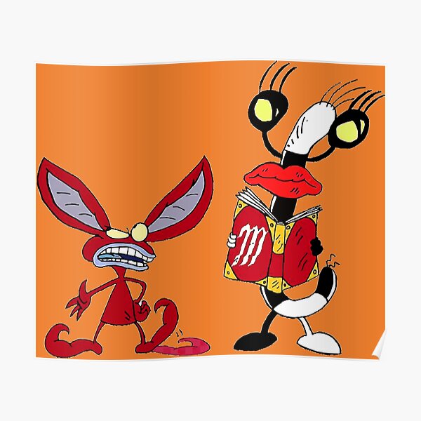 "vinyl and oblina cartoon monster art" Poster by lankalma | Redbubble