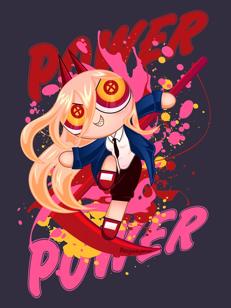 "Chainsaw an - POWER the Blood Devil -PPG Style" T-shirt for Sale by ...